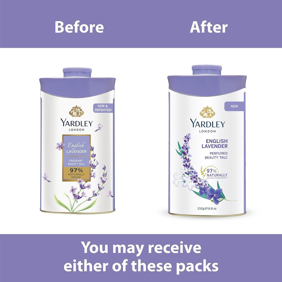 Yardley London English Lavender Perfumed Talc Powder For Women | eBay