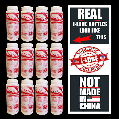 12 Bottles - REAL J-Lube Lubricant JLube Powder Powdered 10-oz - MADE ...