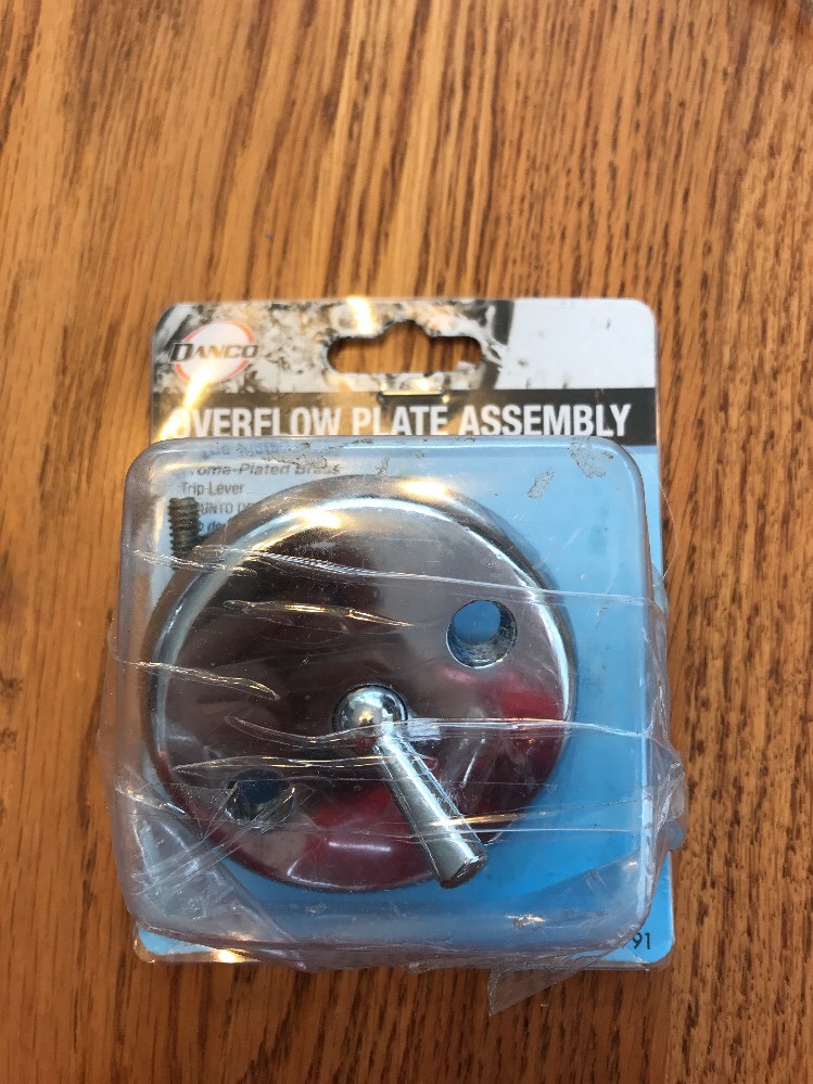 Danco Overflow Plate/Trip Lever Danco Tub and Shower Drains and Parts ...