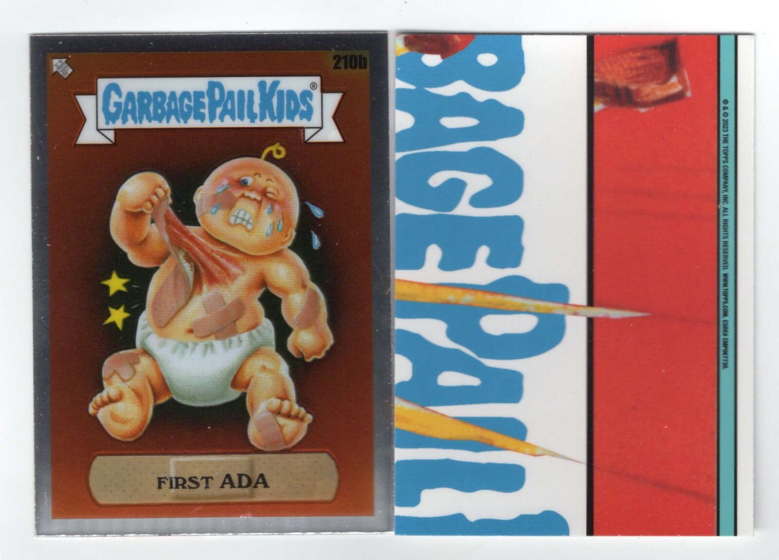 GARBAGE PAIL KIDS 2023 CHROME OS6 CHROME FIRST ADA CARD 210b | eBay