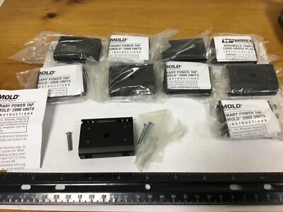 Qty (10) WireMold BK2003 Support Clips, Plugmold, Black | eBay