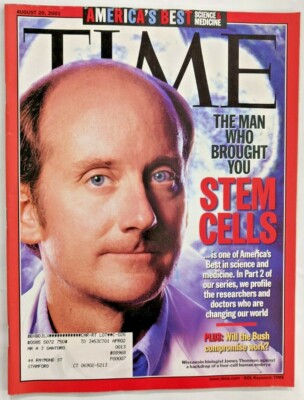 Time Magazine August 20, 2001 The Man Who Brought Stem Cells-M278 | eBay