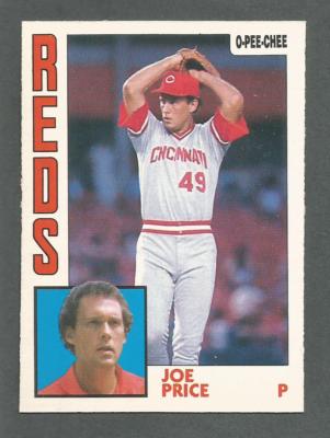 1984 OPC O-Pee-Chee Baseball Joe Price #159 Cincinnati Reds | eBay