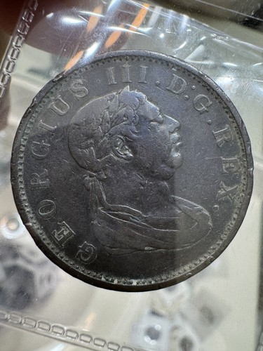 1813 BRITISH GUYANA 1/2 Siver Coin King George III Old VINTAGE Token | eBay