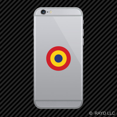 Romanian Air Force Roundel Cell Phone Sticker Mobile Romania ROU RO | eBay