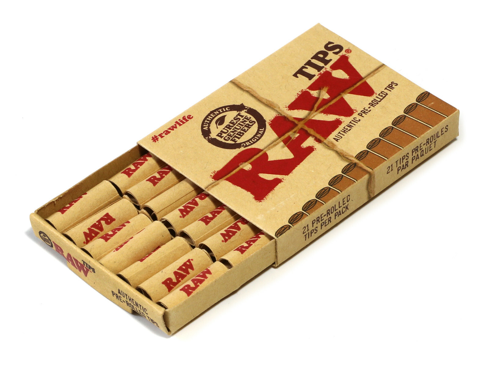 RAW PREROLLED PAPER FILTER TIPS 20 x 21 | eBay