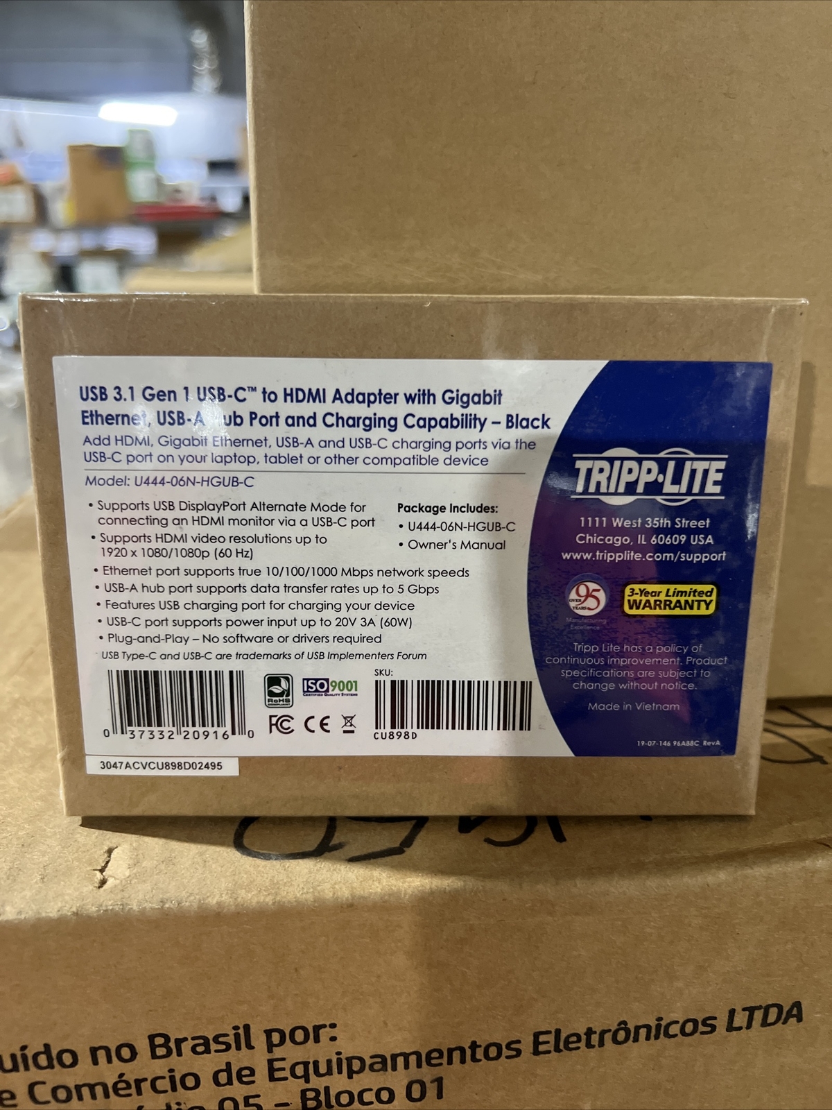 Tripp Lite USB C to HDMI Multiport Adapter Docking Station 60w ...