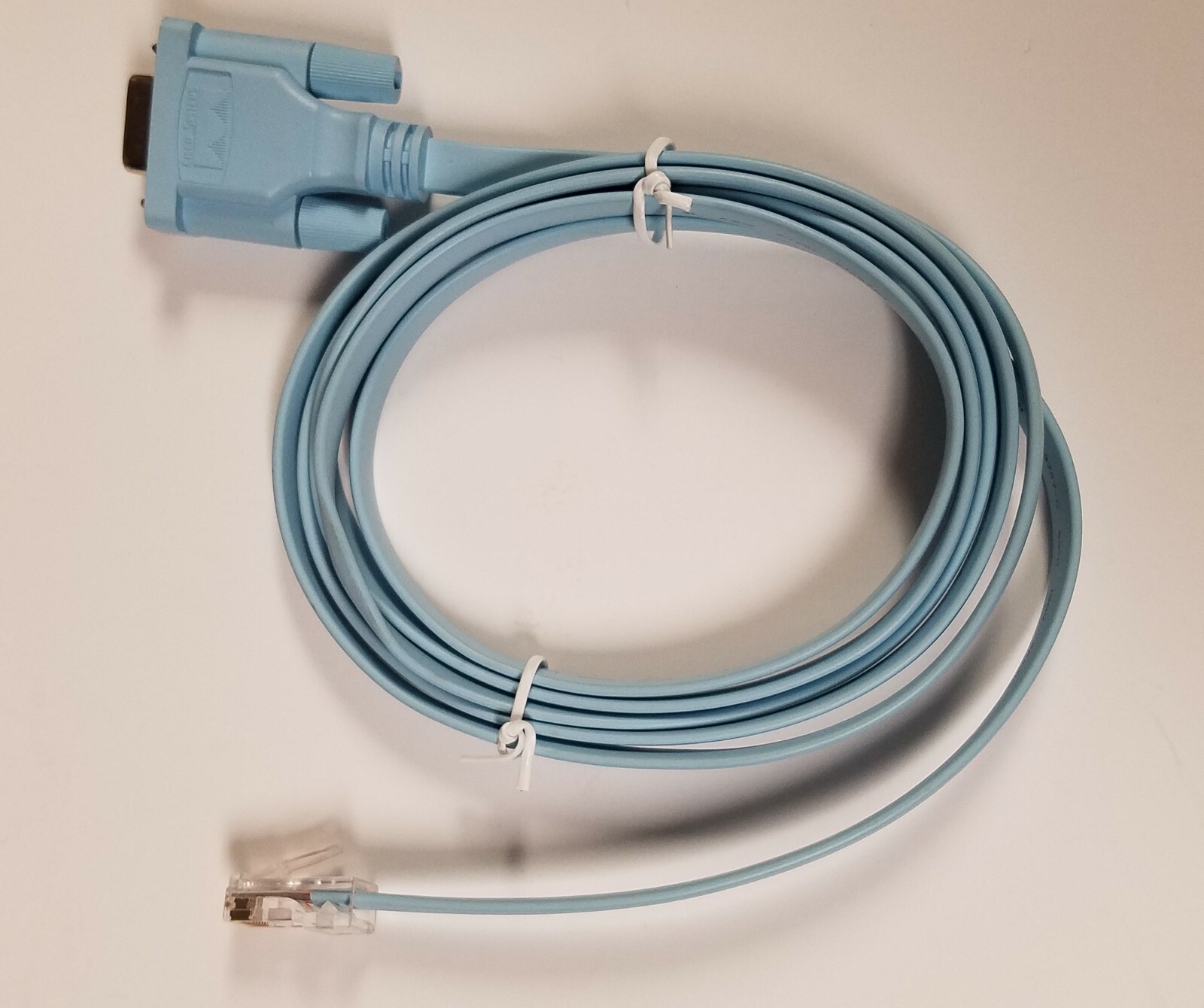 CISCO 72-3383-01 Rev A2 DB9 to RJ45 Rollover Console Flat Cable 6 Feet ...