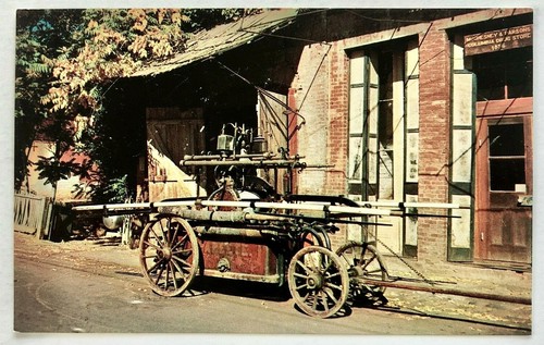 1950s Columbia CA Papit Fire Engine McChesney Persons Drug Store ...