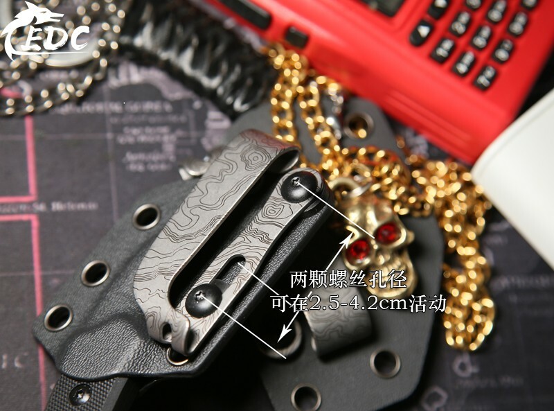 1Pc Titanium Alloy Pocket Clip Waist Clip Hook Buckle Belt Clip Kydex ...