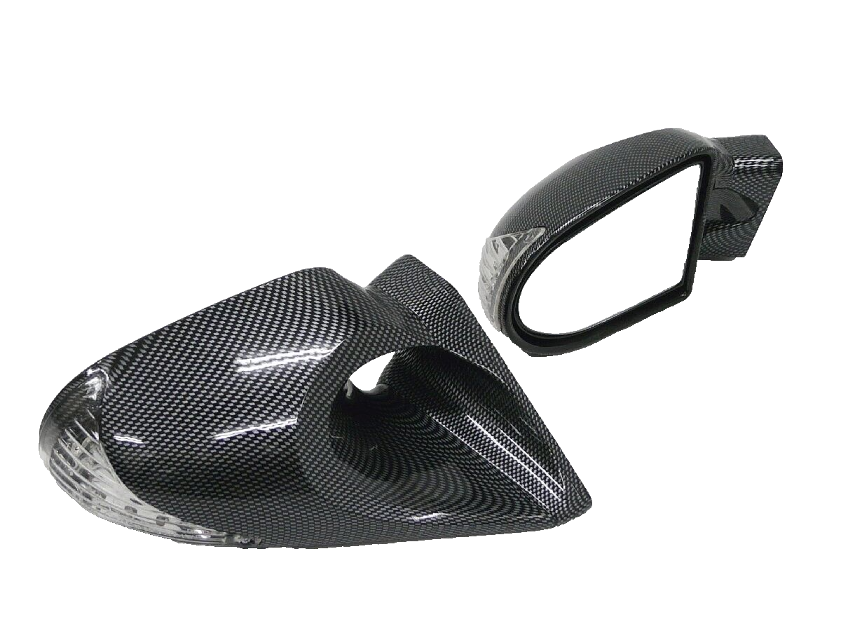 Mazda FD3S RX-7 RX7 Ganador Carbon Like Style Side Mirrors Set Car ...