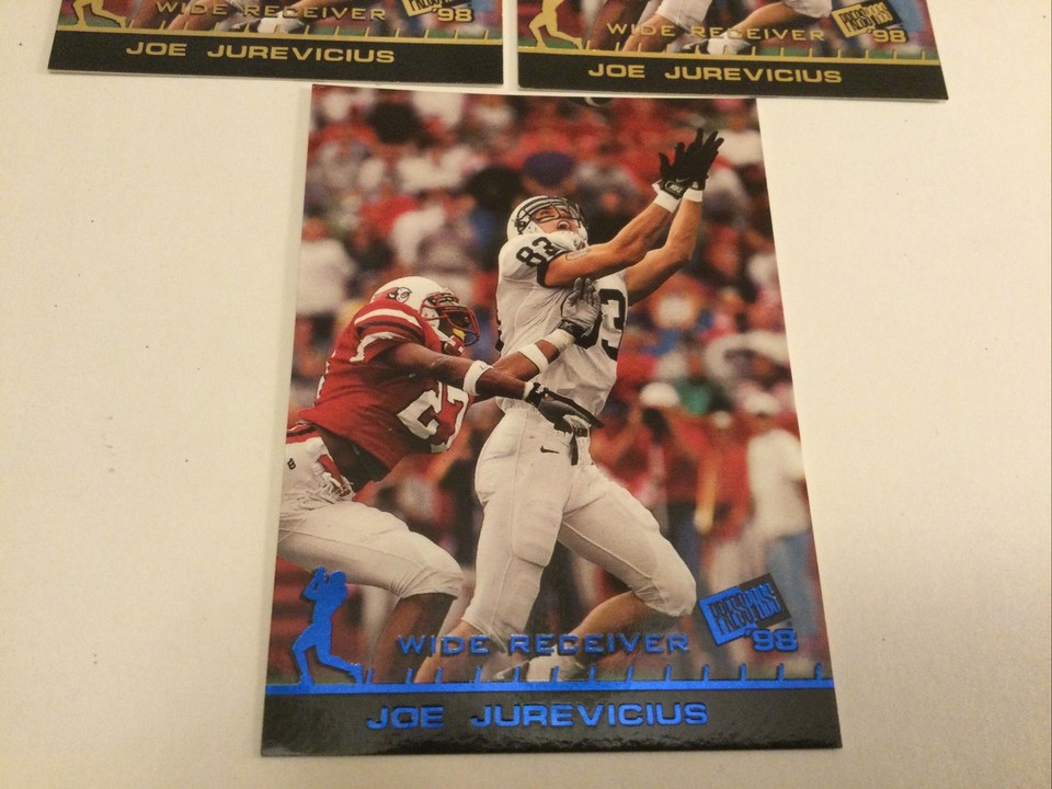 Lot (3) Joe Jurevicius 1998 Press Pass Blue & Gold #36 Penn State ...