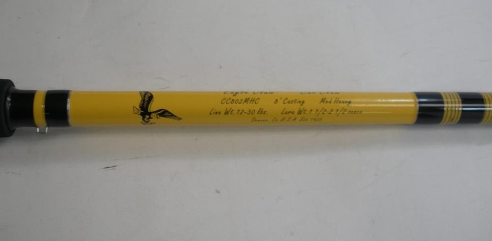 Eagle Claw CC802MHC Catclaw 8 ft 2 Piece Casting Rod | eBay