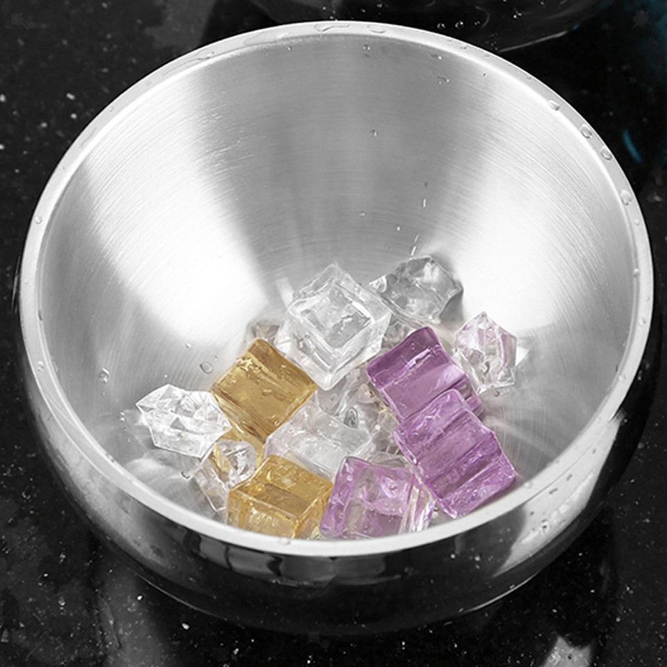 Stainless Steel Ice Bucket Storage Bucket Keeps Ice Cold Drinks Chiller ...
