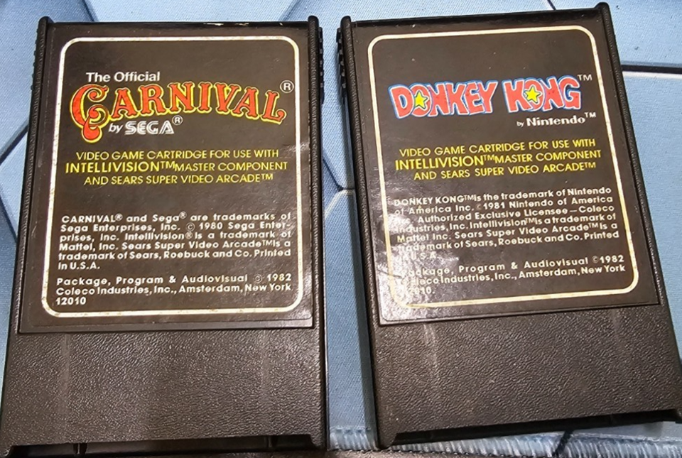 Intellivision Video Game Cartridges Lot Of 40 Games With Overlays | eBay