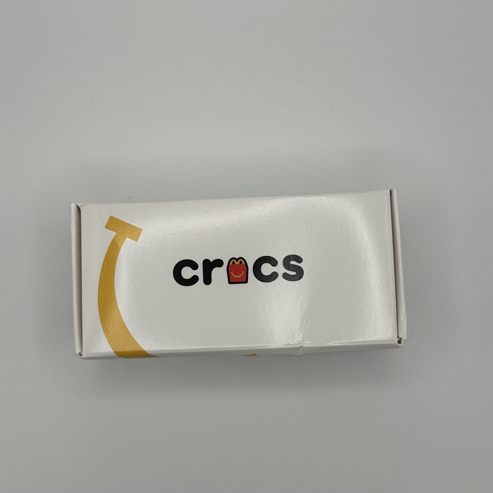 McDonald's Mini Crocs Keychain & Stickers Happy Meal Toy Red White #7 ...