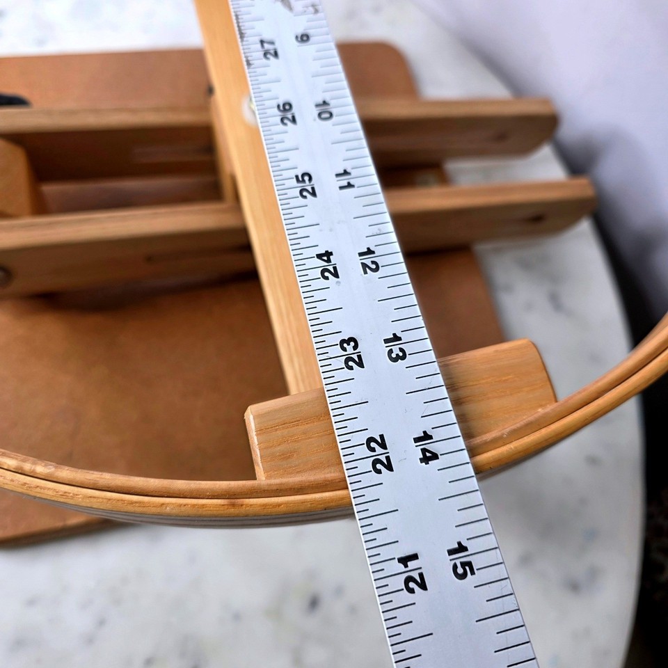 Hinterberg Design Wood Embroidery Hoop Stand Adjustble Rotating Craft ...