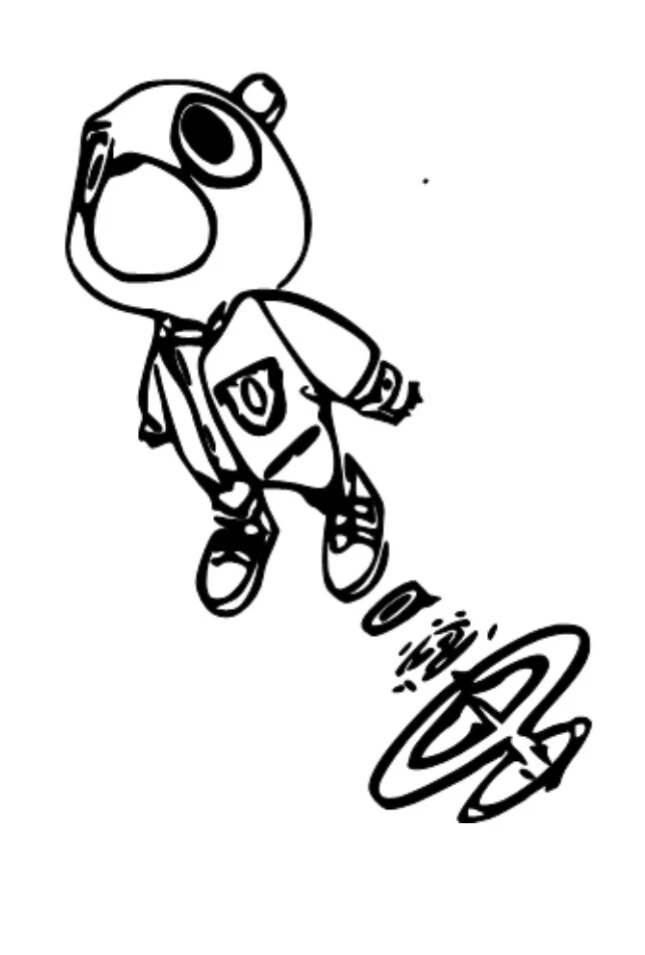 Kanye West Black And White Drawing