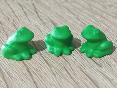 PLAYMOBIL X3 FIGURES FROGS FROG POND RIVER LAGOON POND DIORAMA FOREST ...