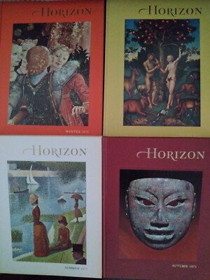 Horizon a Magazine of the Arts Volume 13. 1971 Complete 4 issues ...