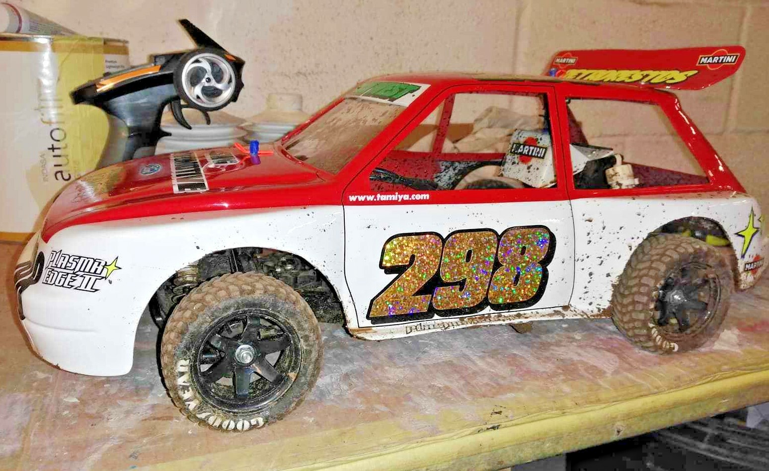 Ford Fiesta 1:8 2mm Hot Rod body shell Kamtec Oval RC + Wing | eBay UK