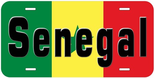 Senegal Flag with Country Name Novelty Car Tag License Plate | eBay