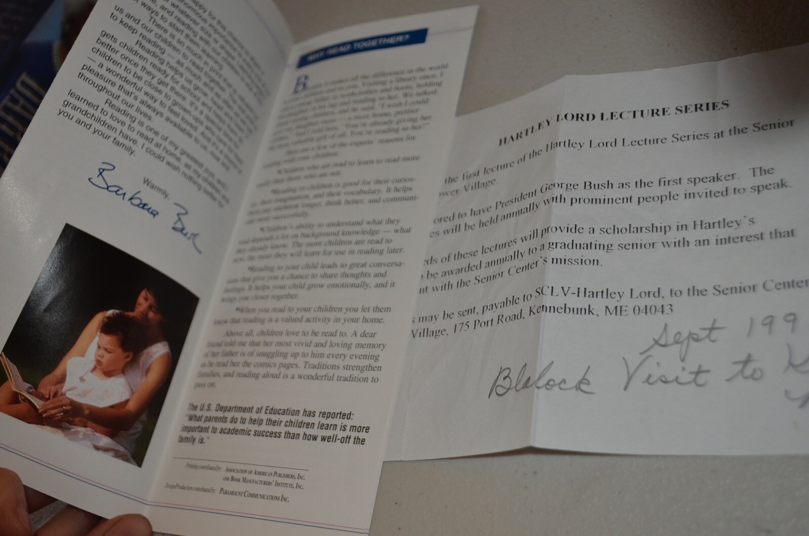 Barbara Bush Memoir Biography George First Lady 1st Signed HC DJ ...