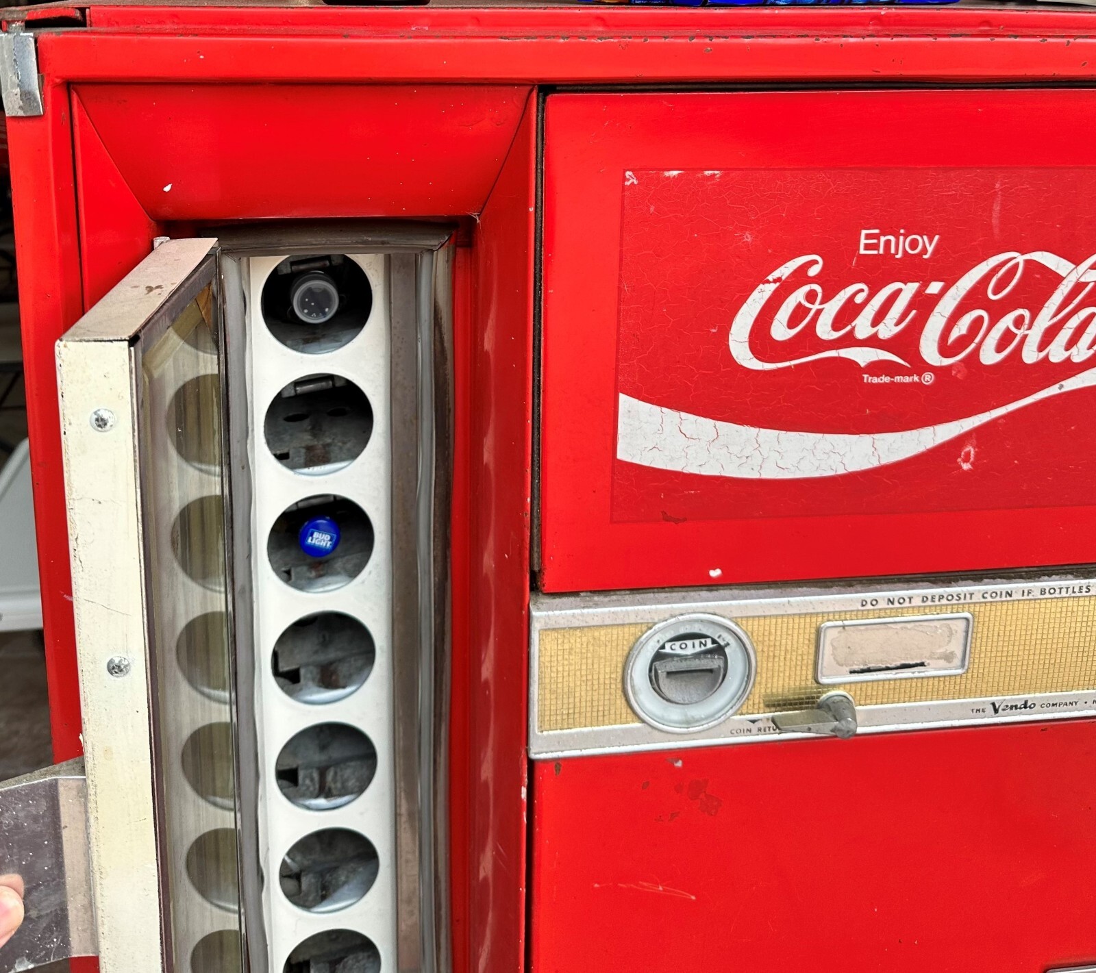 Vintage Coca Cola Machine - As-is for Display, Restoration, Parts or ...