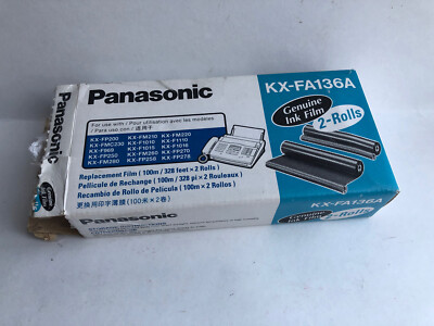 1 Roll! Panasonic KX-FA136A Staples Ink Film Replacement | eBay