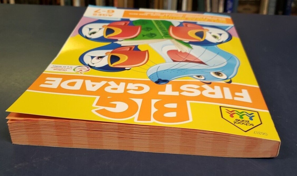 School Zone Big First Grade Beginning Reading Math-Word-Time Workbook ...