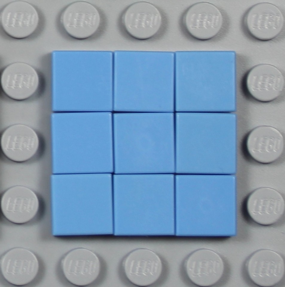 LEGO - 1x1 Square Tiles - PICK YOUR COLORS Smooth Finishing Flat Mosaic ...
