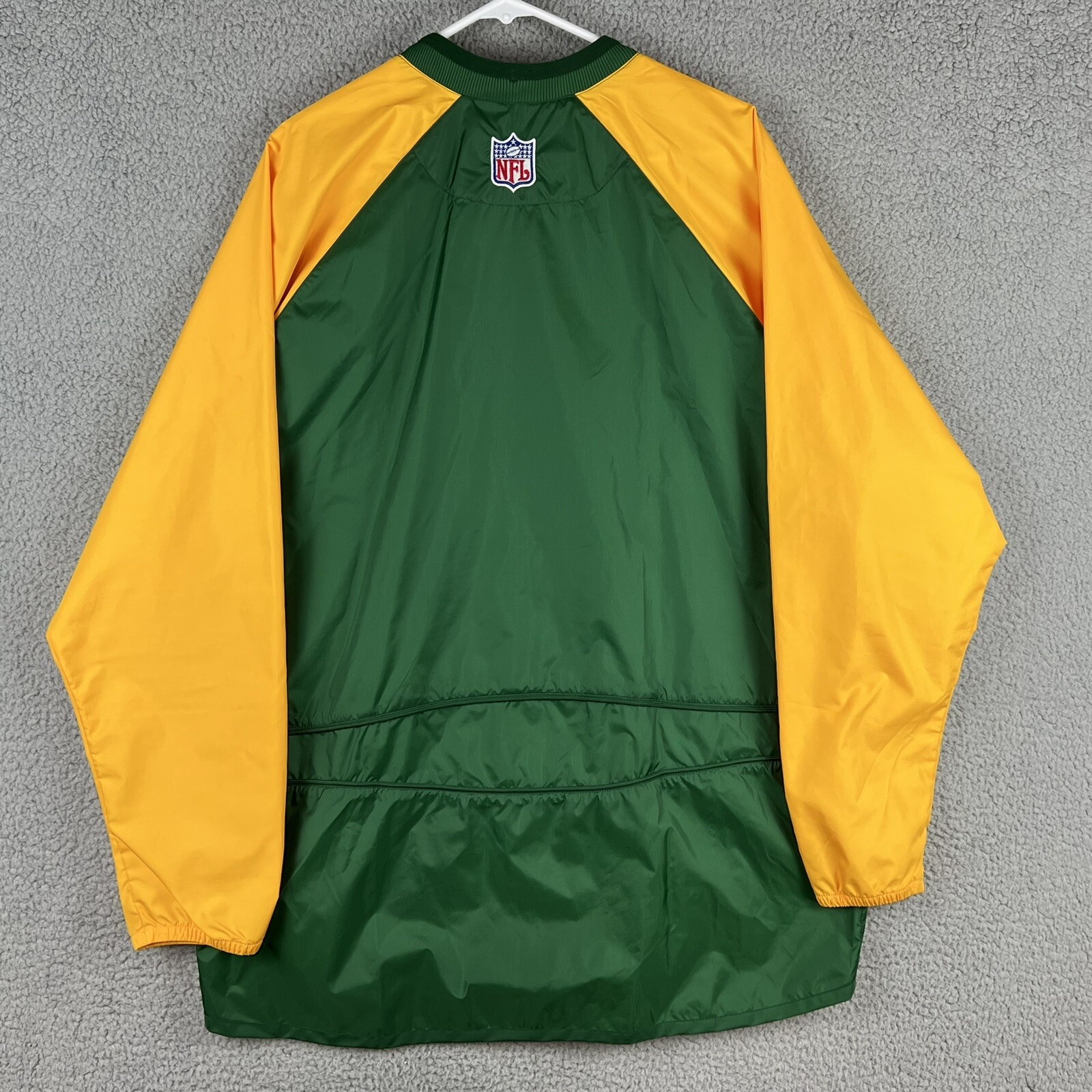 Nike Team Windbreaker Jacket Mens Large Green Bay Pac… - Gem