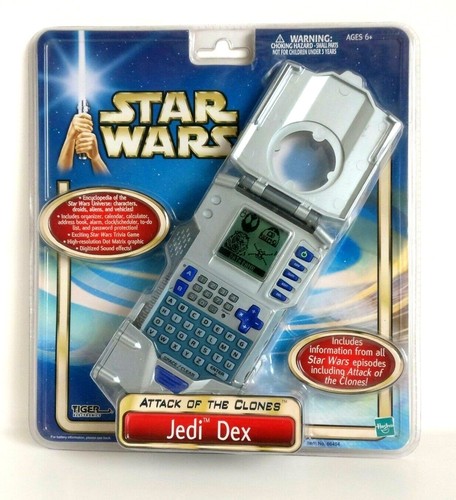 Star Wars Jedi Dex Handheld Encyclopedia Attack Of The Clones Tiger ...