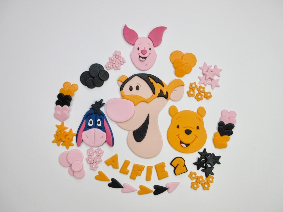 Tigger Cake Topper Personalised Large. Edible Tigger Cake Decorations ...