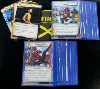 Marvel Champions Premade Deck: NOVA - PROTECTION - 47 Card Custom Deck ...