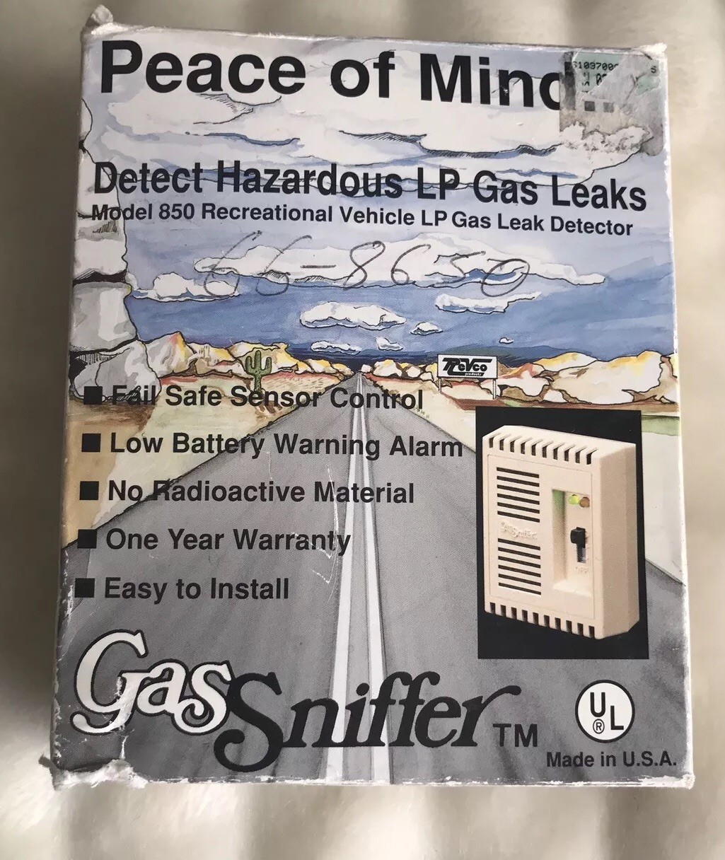 Gas Sniffer Detects Hazardous LP Gas Leaks RV 12VDC Power | eBay