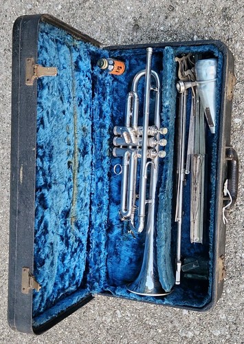 Vtg 1949 Conn 10B Victor Professional Trumpet – Silver Finish ...