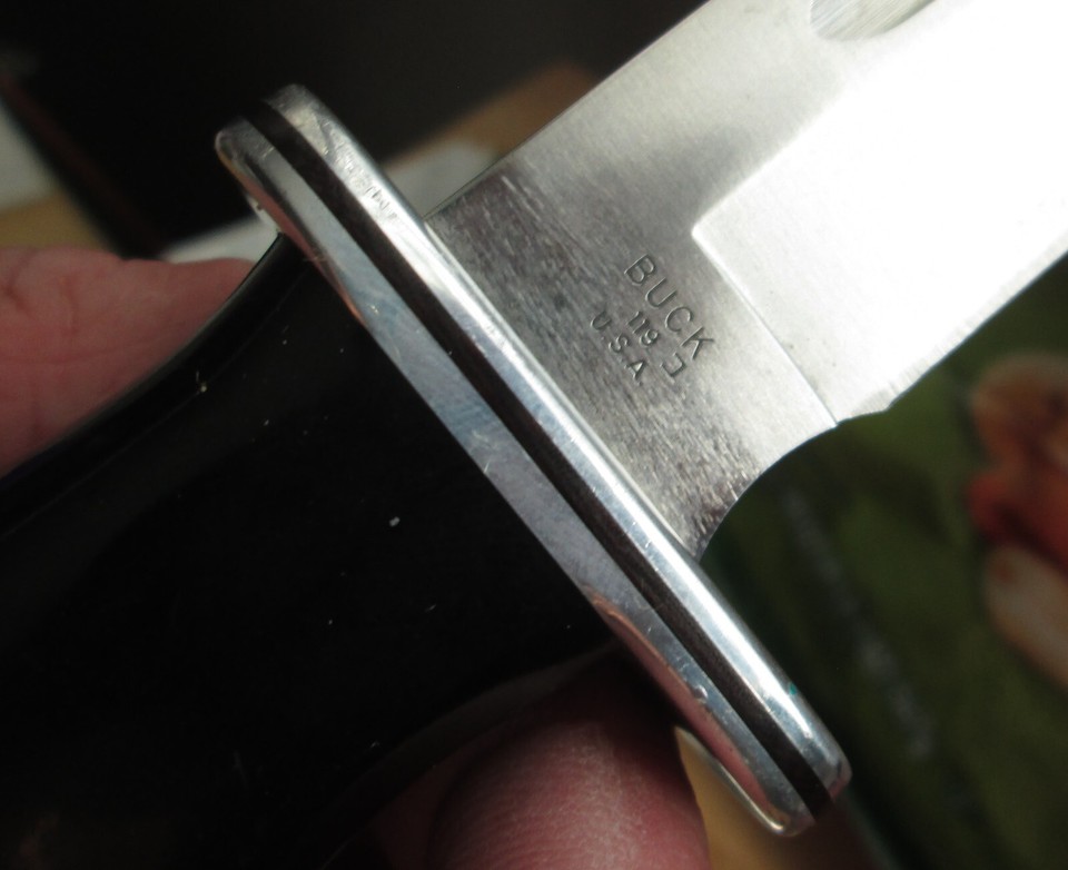 BUCK KNIVES USA 119 Fixed Blade Knife & Sheath | eBay