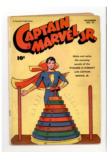 Captain Marvel, Jr. 55 VG Pyramid of Eternity Fawcett Publications 1947 ...