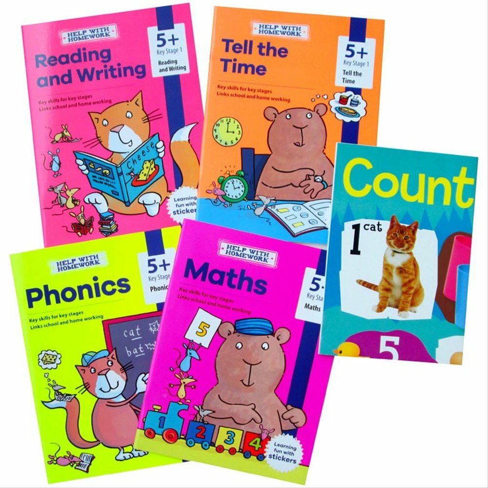 Help With Homework Ages 5+ (4 books set) Brand New!!!!! | eBay UK