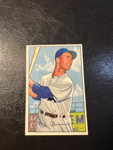 1952 BOWMAN BASEBALL CARD #86 CAL ABRAMS BROOKLYN!! EXMT!!!!!!!!! | eBay