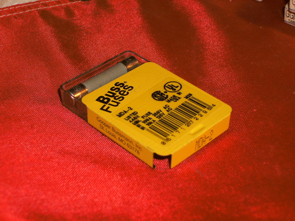 BUSSMANN MDA-2 TIME DELAY CERAMIC FUSE 2A 250V 1CL98 MDA2 - PACK OF 5 ...