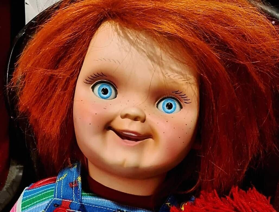 Chucky head painted and wig jus head bodiless | eBay