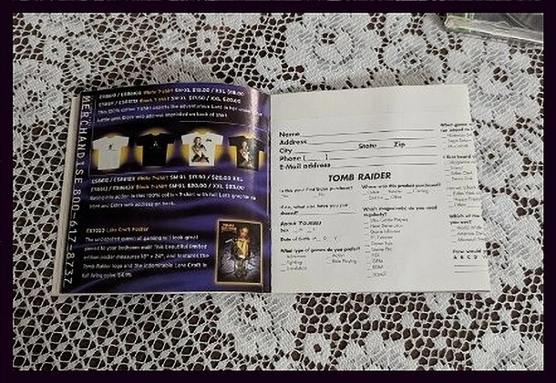 Sony PlayStation - Tomb Raider - 1996 - PS1 - Complete w/ Reg Card ...