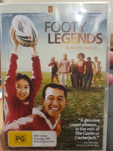 FOOTY LEGENDS RARE DVD AUSTRALIAN COMEDY FILM AHN DO PETER PHELPS ...
