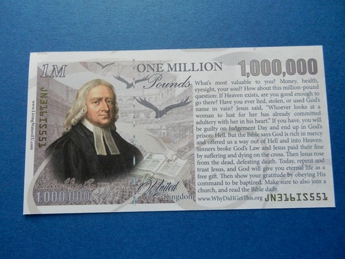 Novelty Note £1,000,000 Charles H SPURGEON One Million Pound Fantasy ...
