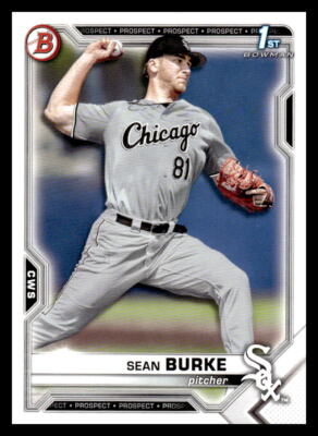 2021 Bowman Draft Sean Burke #BD-4 Chicago White Sox Baseball Card | eBay