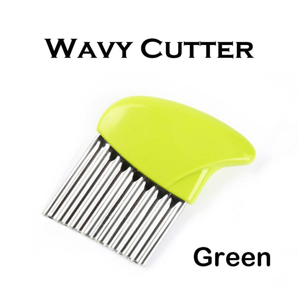 Wave Cutting Knife Potato Vegetable Fruit Melon Slicer French Fries ...