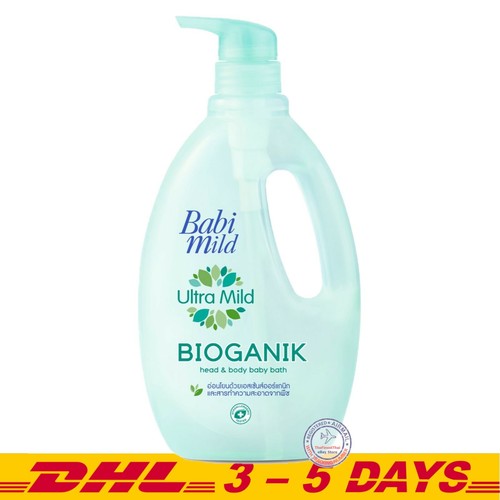 Babi Mild Ultra Mild Bioganik Head & Body Baby Bath 850 Ml. | eBay