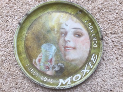 Vintage original “I just love Moxie” Tip tray | eBay